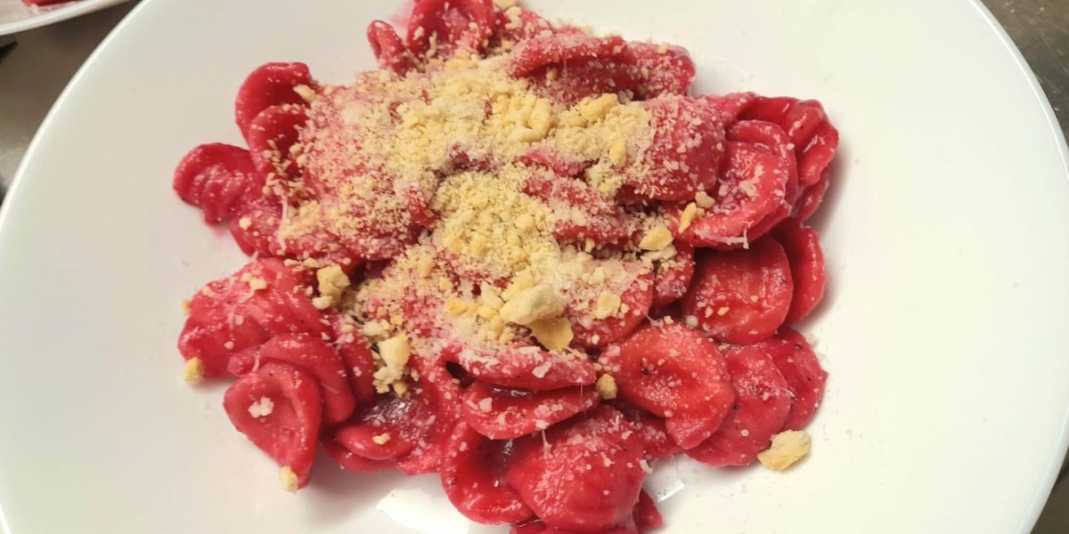 Orecchiette with Beetroot and Fennel
